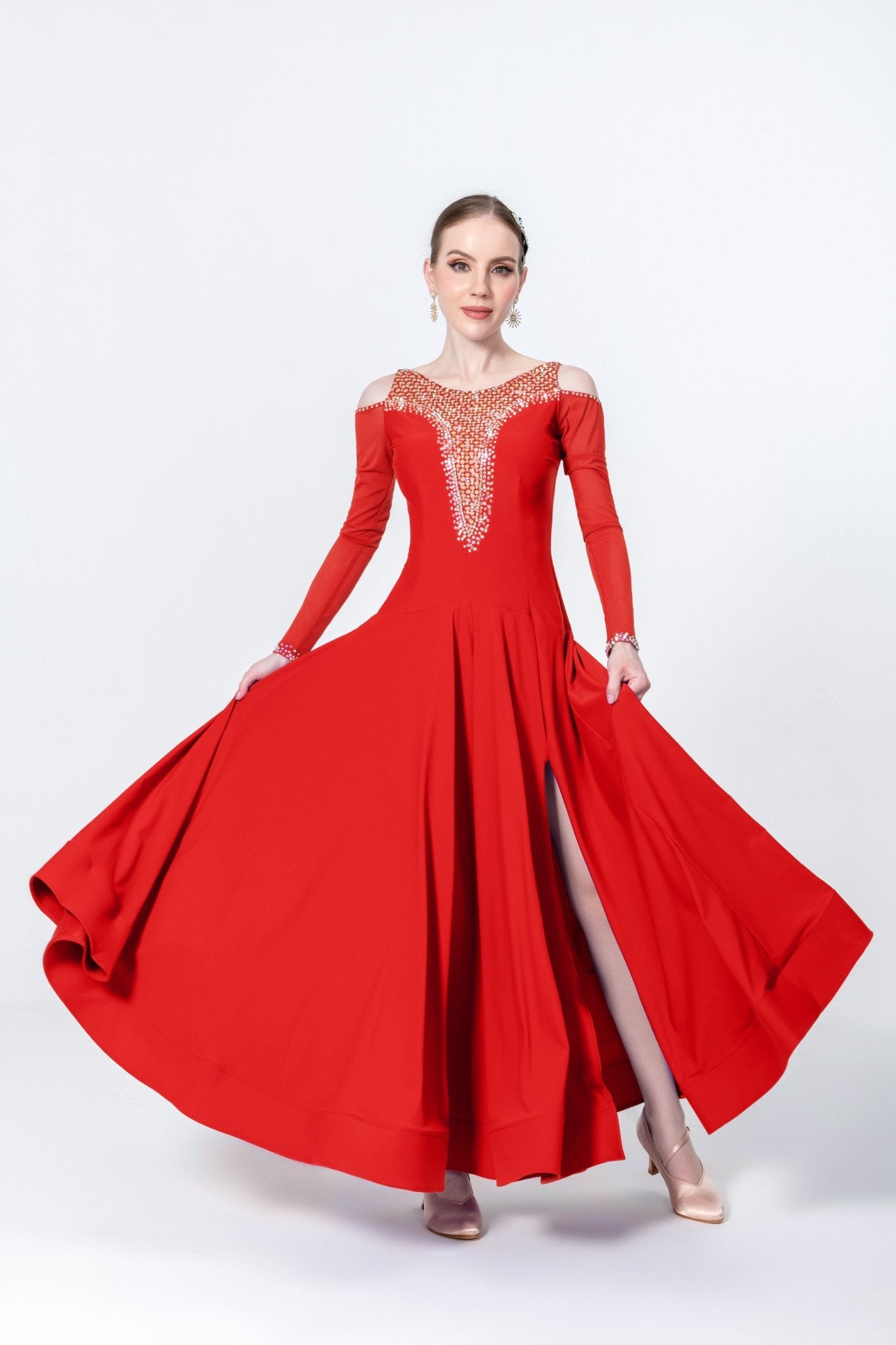 Crystallized Net Smooth Dress Standard/Smooth # M3513 – Unika Dancewear